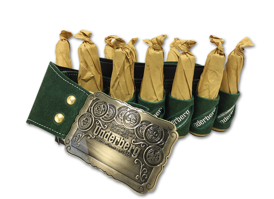 Underberg leather belt - Underberg English